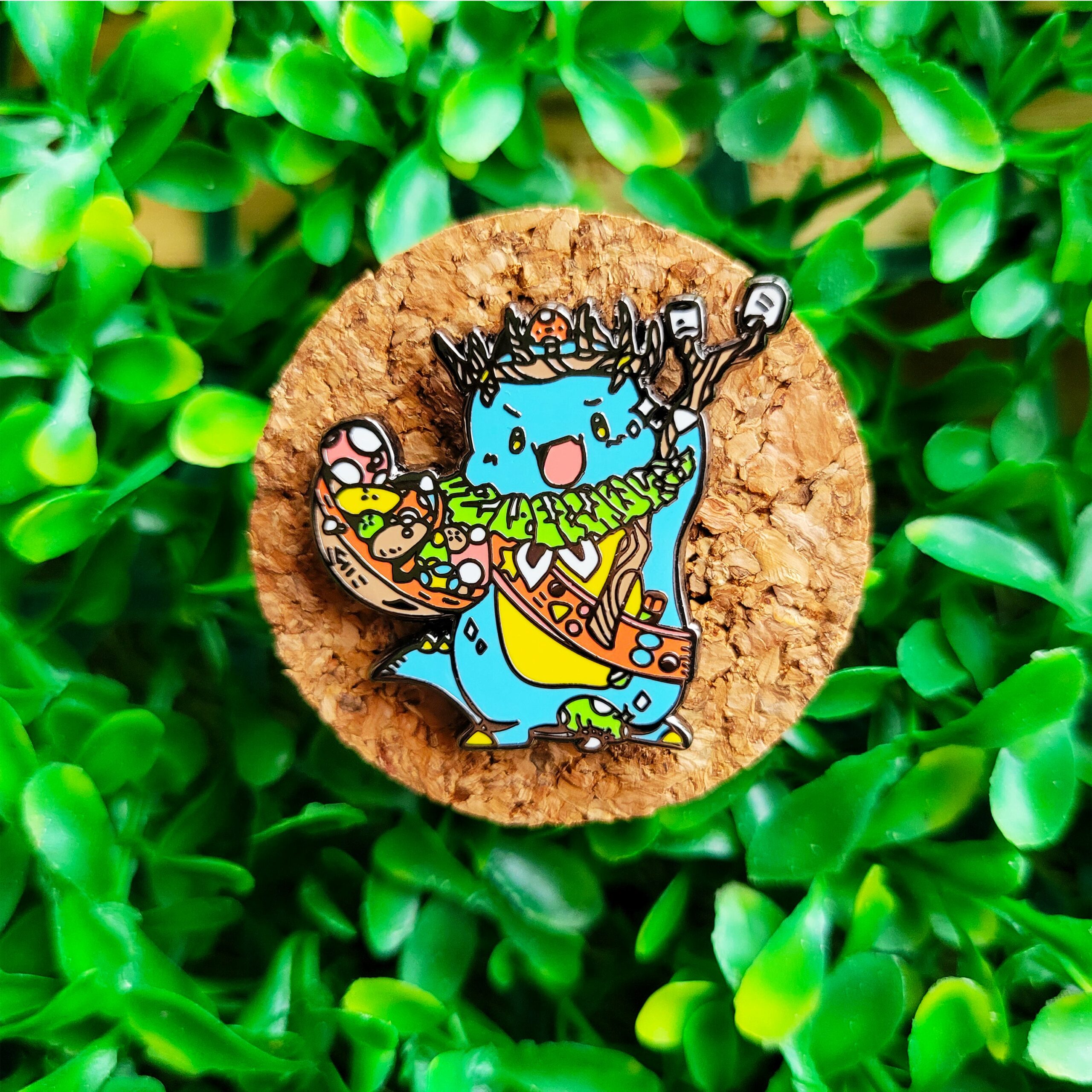 Toadstool Enamel Pin - Nomnivore Games